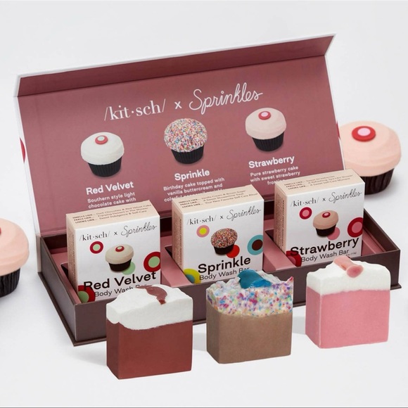 Kitsch | Bath & Body | Kitsch Sprinkles Cupcakes X Kitsch 3 Pc Body ...